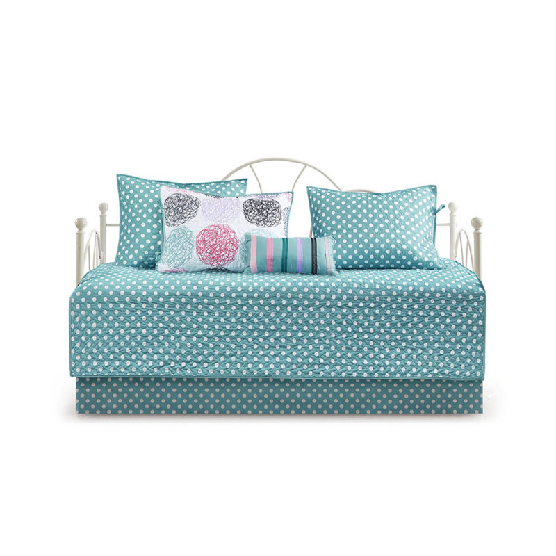 Gracie Mills Leland 6 Piece Vibrant Reversible Daybed Bedding Set Wayfair